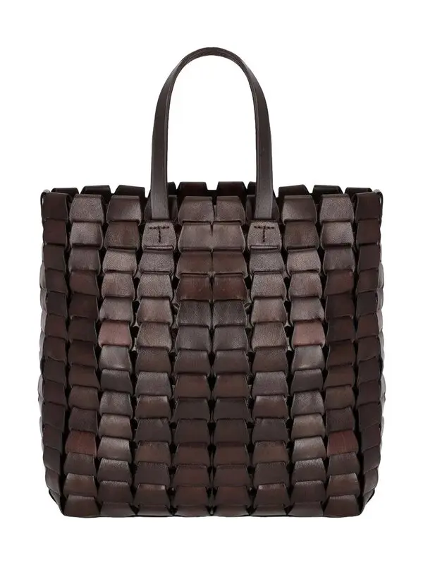 Dragon Diffusion Link Dark Tote Bag - Brown