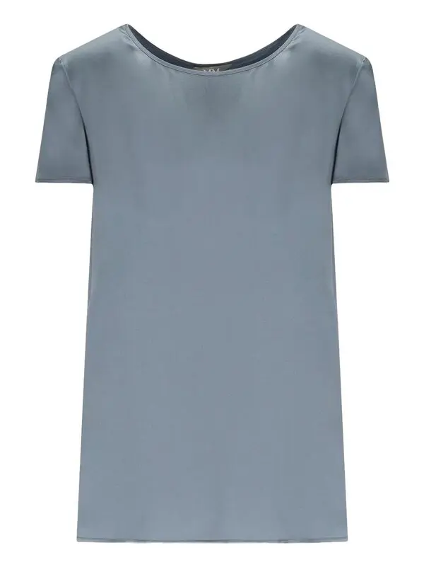 Max Mara Silk-blend Blouse - Grey