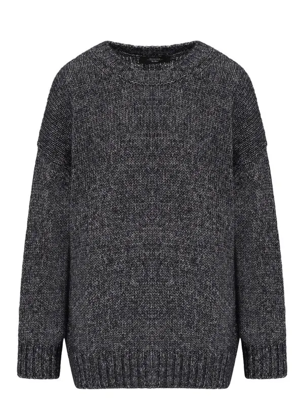 Max Mara Furetto Mohair & Lurex Jumper - Grey