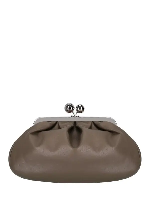 Max Mara Pasticcino Cubico Clutch - Brown
