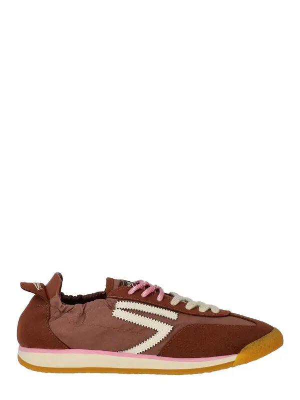 PURAAI Vintage Nylon Sneaker - Brown