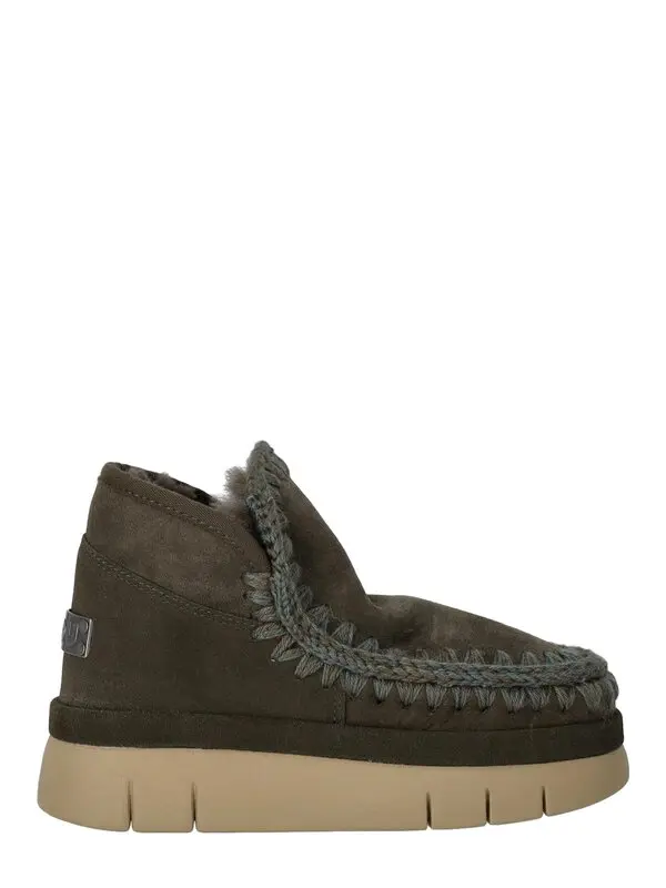 Mou Bounce Welt Green Sneaker - Black