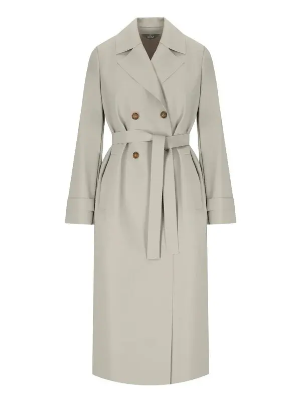 Max Mara Cedro Technical Trench Coat - Beige