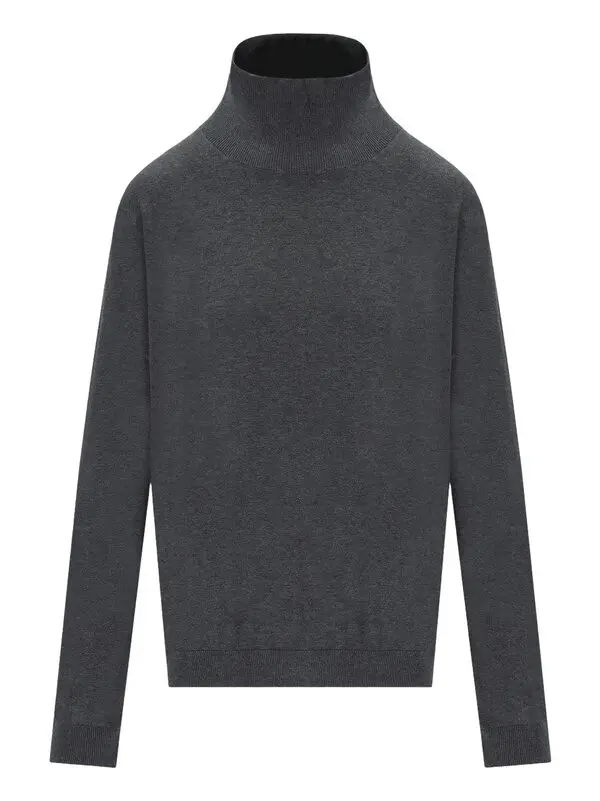 Max Mara Kiku Turtleneck Sweater - Grey