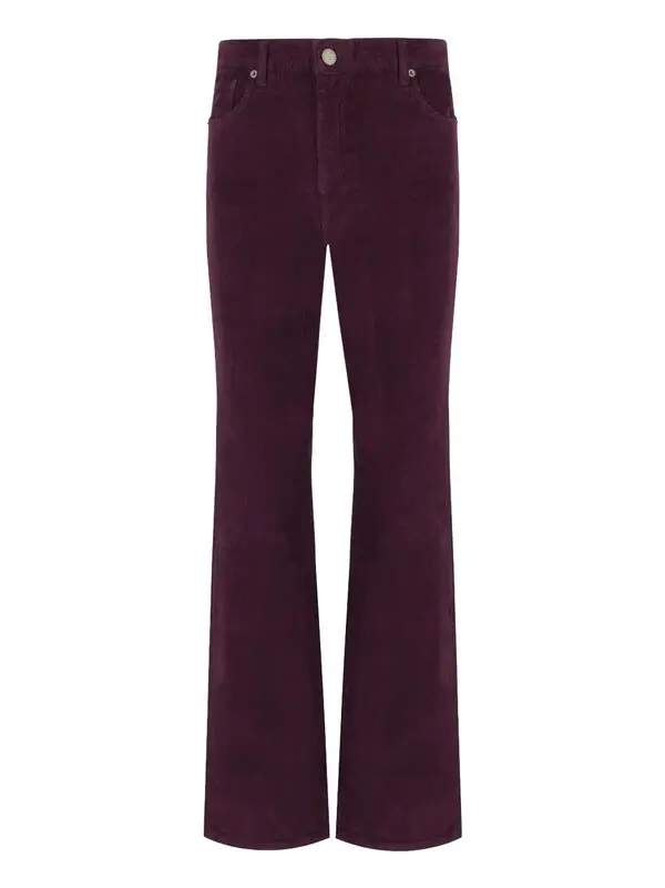 TWINSET Corduroy Trousers - Purple
