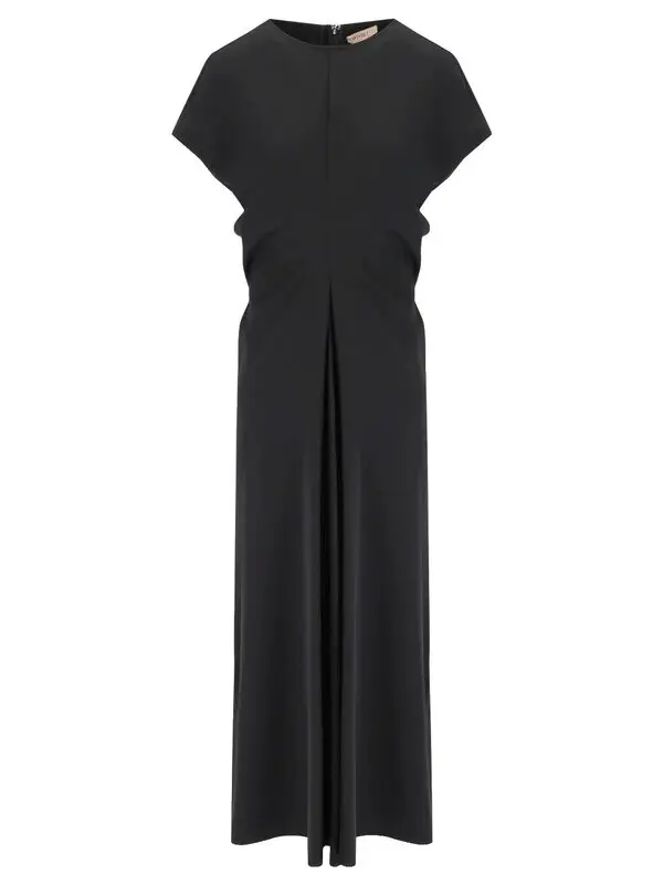 TWINSET Midi Dress With Draping - Black