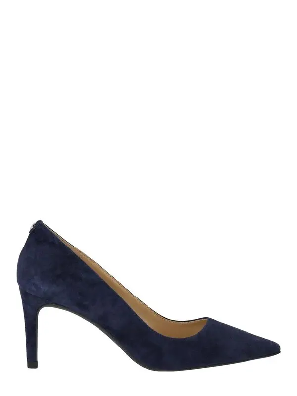 Michael Kors Alina Suede Pointed Toe Pumps - Blue