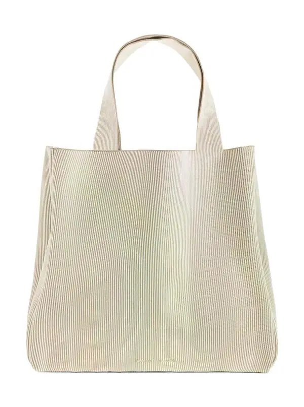 SAMSOE SAMSOE Samira Ribbed Knit Shoulder Bag - Neutrals