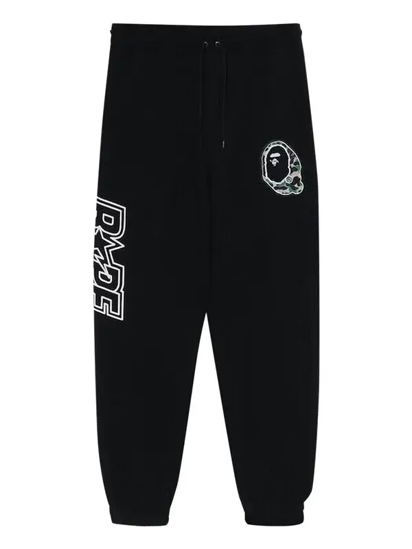 A BATHING APE Patchwork Sweatpants - Black