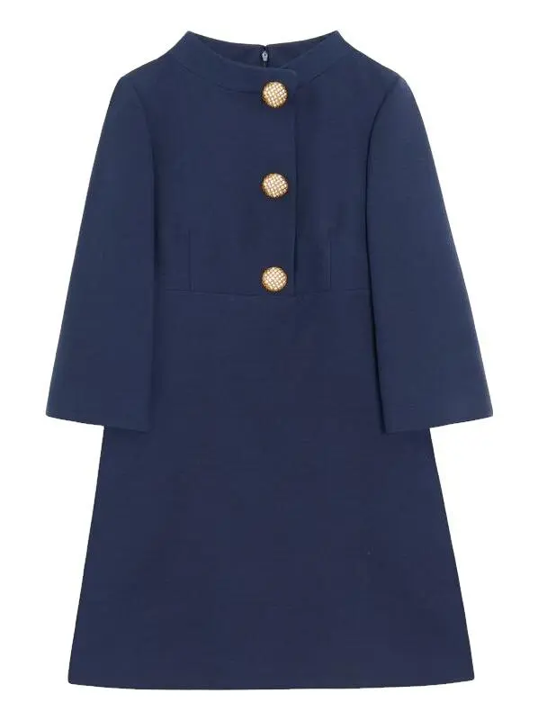 Valentino Garavani Crepe Couture Short Dress - Blue