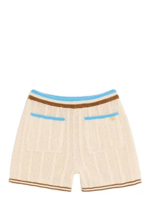 Valentino Garavani Vlogo Knit Shorts - Birch
