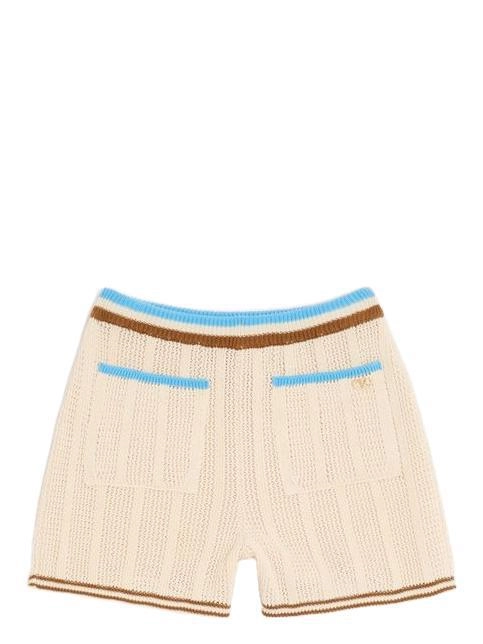 Valentino Garavani Vlogo Knit Shorts - Birch