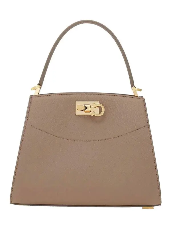 FERRAGAMO New Studio Extra Small Box Bag - Grey