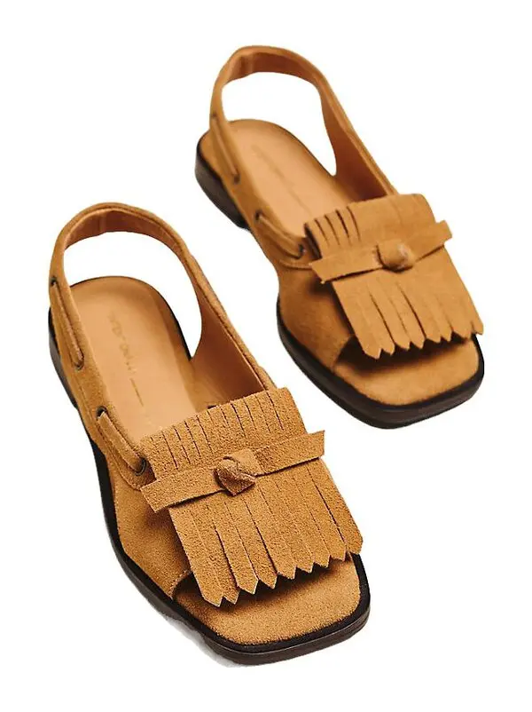 Intentionally Blank Professor Slingback Loafers - Tawny