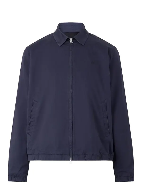 Rag & Bone Cotton-blend Twill Harrington Jacket - Blue