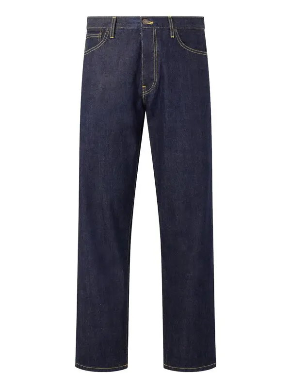 NOAH Straight-leg Japanese Selvedge Denim Jeans - Blue