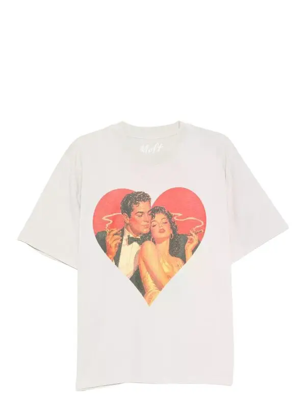 MELT Graphic-print T-shirt - Neutrals