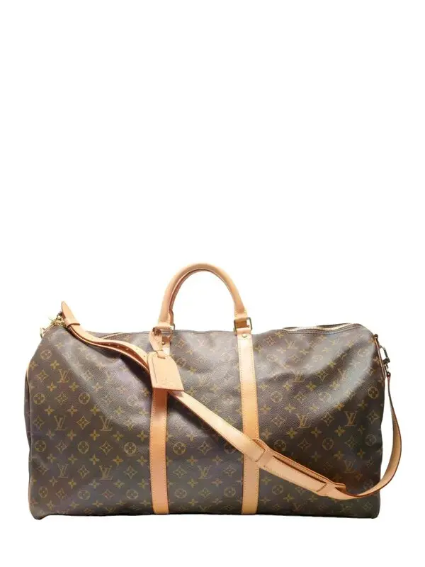 LOUIS VUITTON Monogram Keepall Bandoulière 60 - Brown