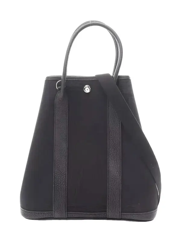 Hermès Pm Garden File Tote Bag - Black