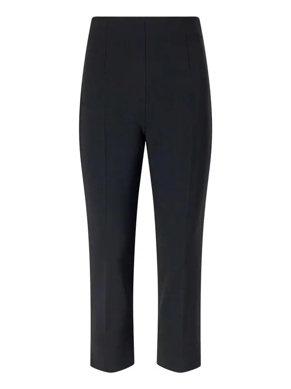 Carolina Herrera Camila Wool-blend Capri Pants - Black