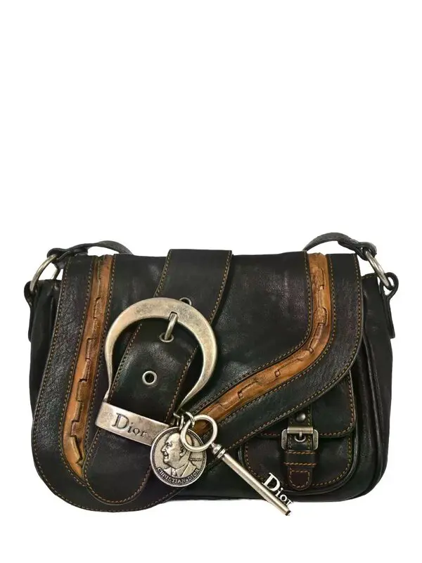 Dior Gaucho Crossbody Bag - Black