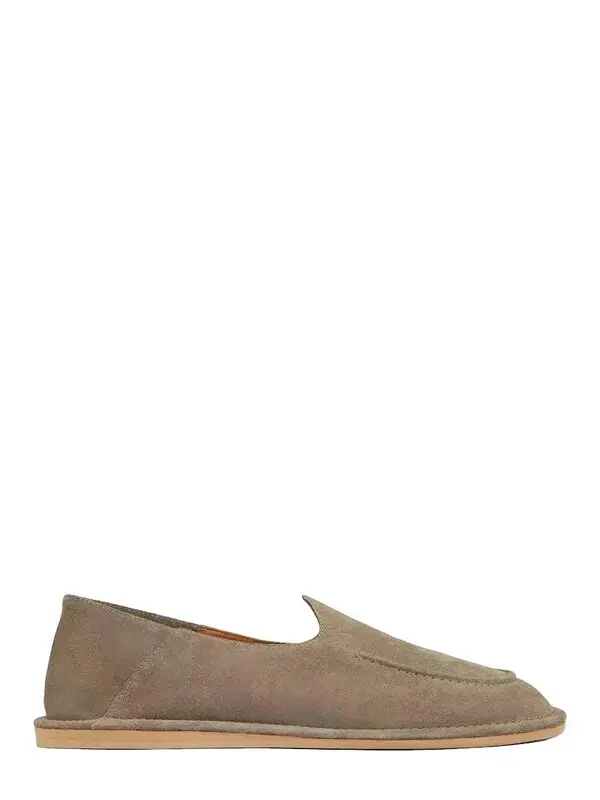 NAKED WOLFE Reef Suede Slip-on Loafers - Grey