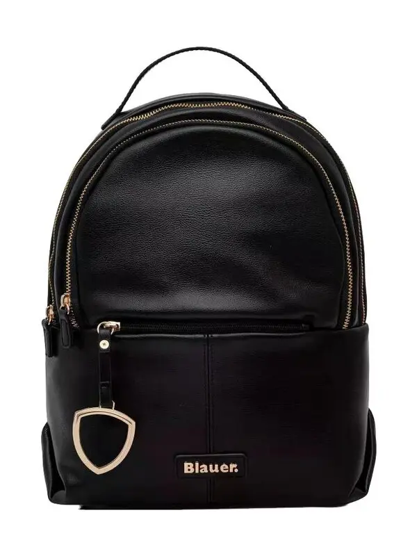 BLAUER. Logo Plaque Backpack - Black