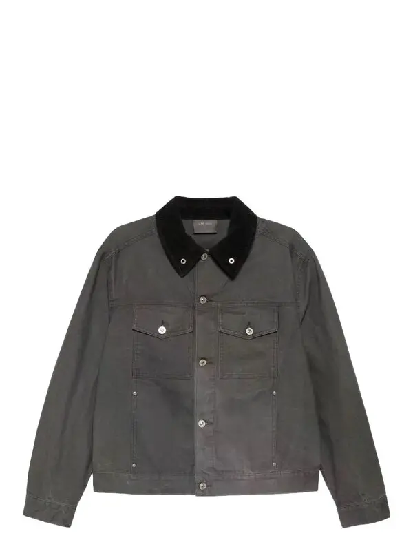 TEAM WANG DESIGN Ash Corduroy Collar Reset Jacket - Grey