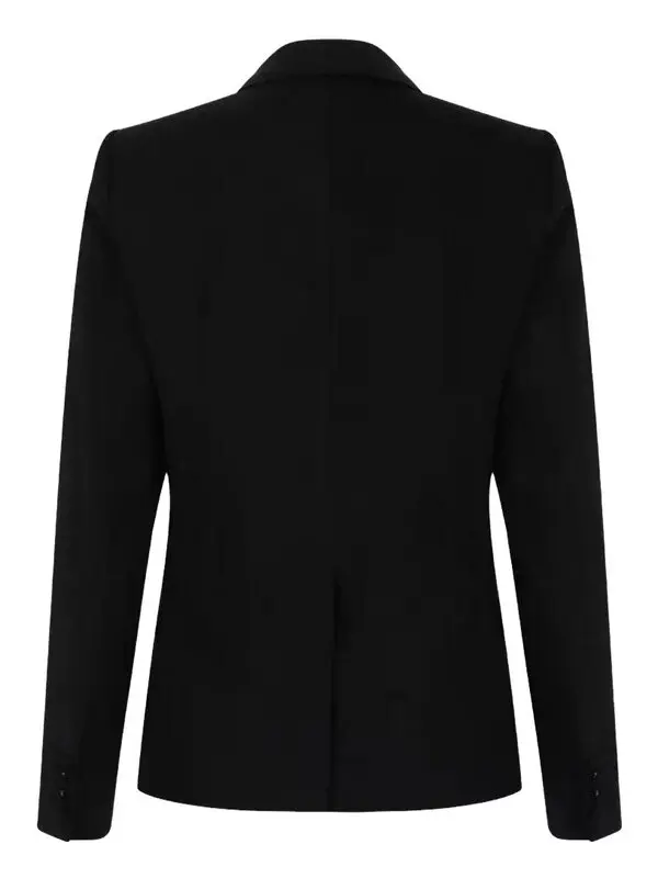 TONELLO Single-button Peak-lapel Blazer - Black