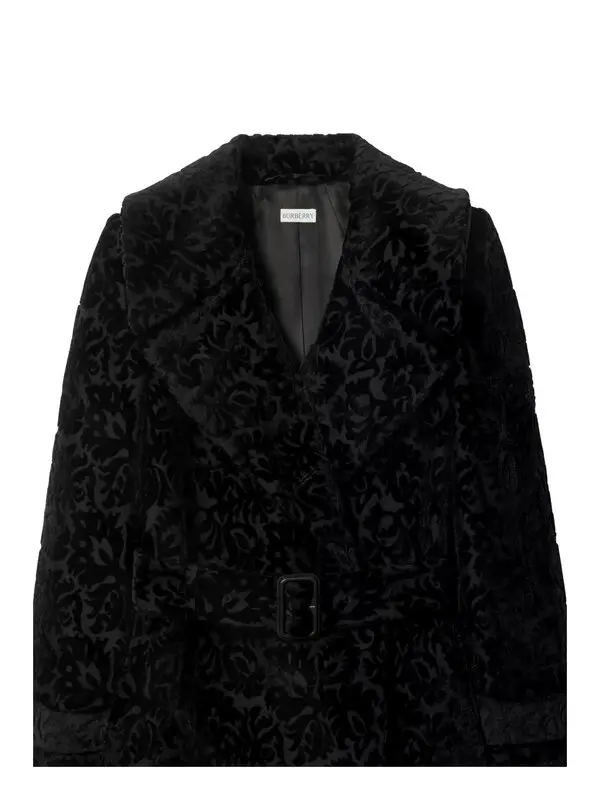 Burberry Single-breasted Coat - Black