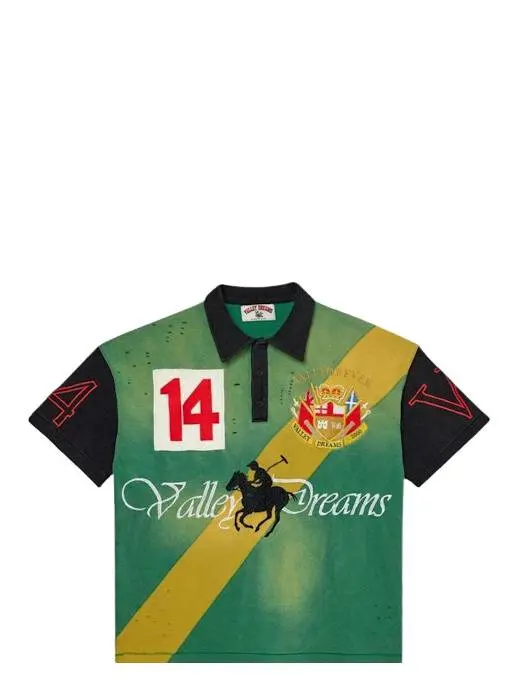 VALE FOREVER Brazil Polo Shirt - Green/black