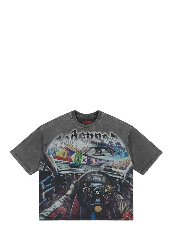 GODSPEED Drivers Seat T-shirt - Grey Wash