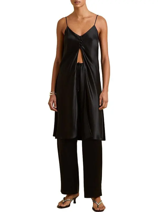 Olivia Von Halle Elvira Jet Camisole Set - Black
