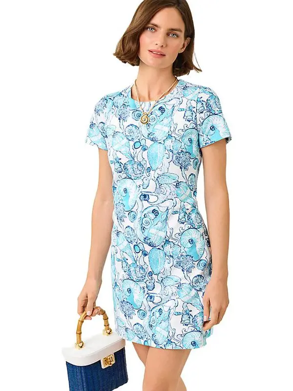 Lilly Pulitzer® Melodie Skirted Romper - Resort White Shell Shine
