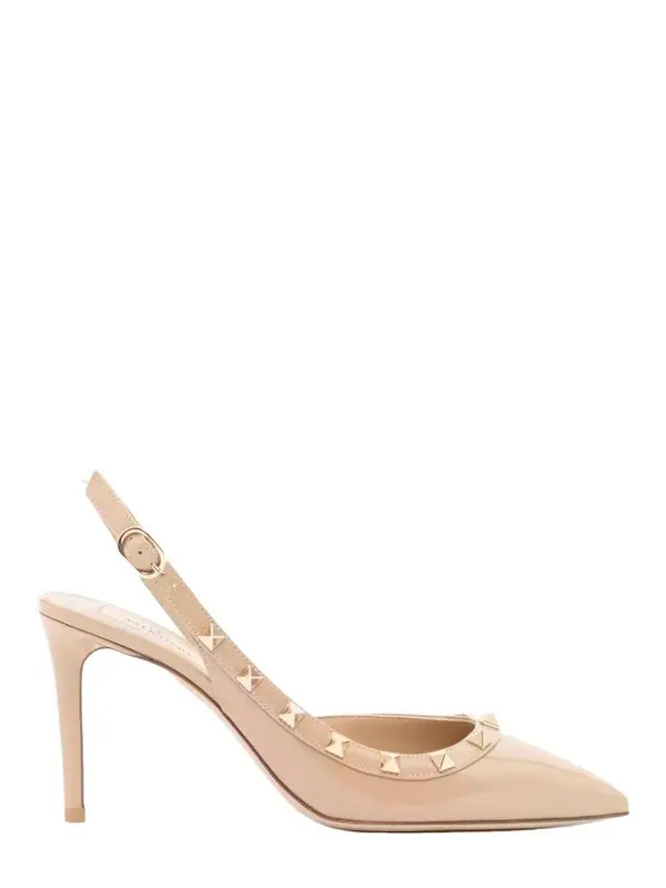 Valentino Garavani Rockstud Slingback Pumps - Neutrals