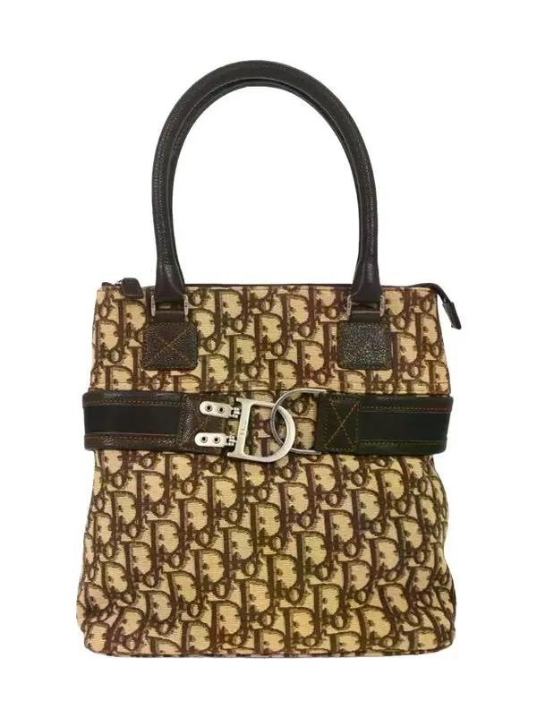 Dior Trotter Canvas Tote Bag - Neutrals