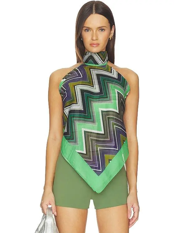 Missoni Chevron Print Halter Top - 2