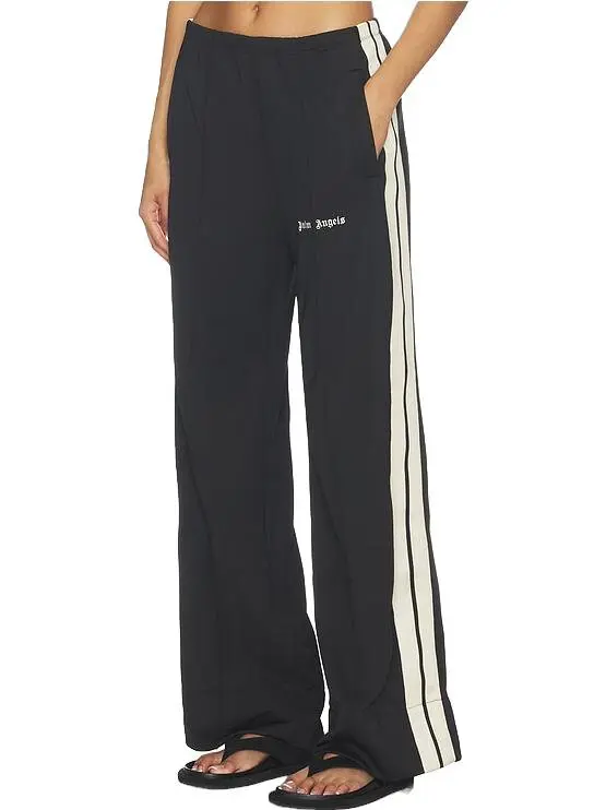 Palm Angels Classic Logo Track Loose Pant - Black & Off White