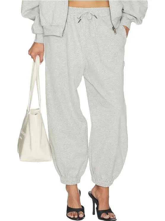 NIIHAI Cover Track Pant - Grey Marl