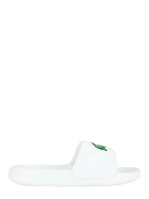 Lacoste Serve Slide - White & Green