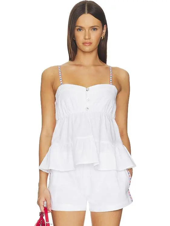 LISA SAYS GAH Finley Tiered Camisole - Sugar