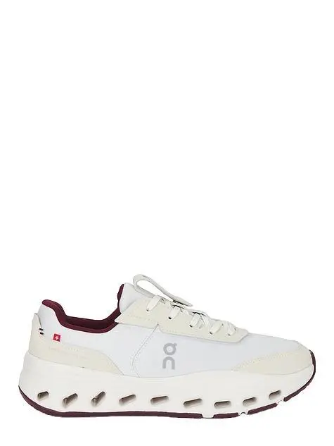 On The Roger Wildcard Athletic Sneakers - Ivory & Maroon