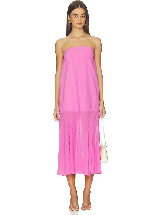 Free People X Sabeen Tube Midi Dress - Island Flower