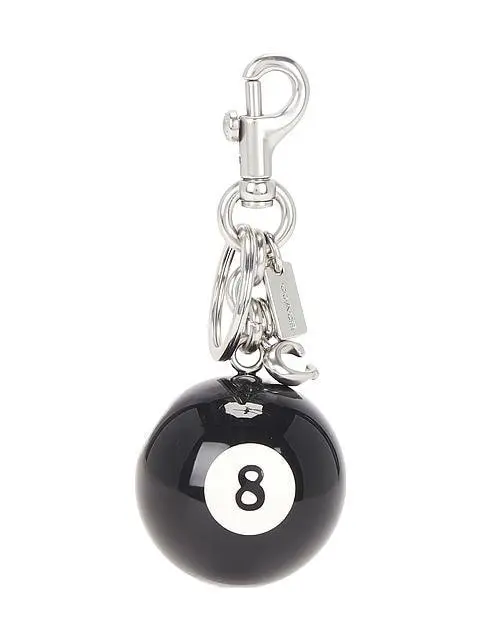 COACH Eight Ball Charm - Black