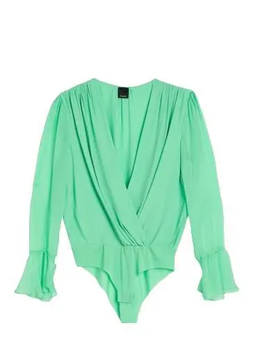 Pinko Crepe Bodysuit - Green