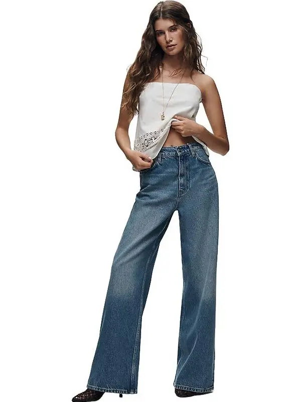 REFORMATION Cary High-rise Wide Leg Jeans - Colorado