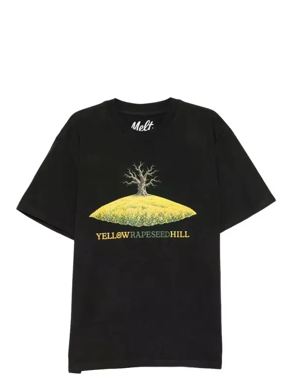 MELT Graphic-print T-shirt - Black