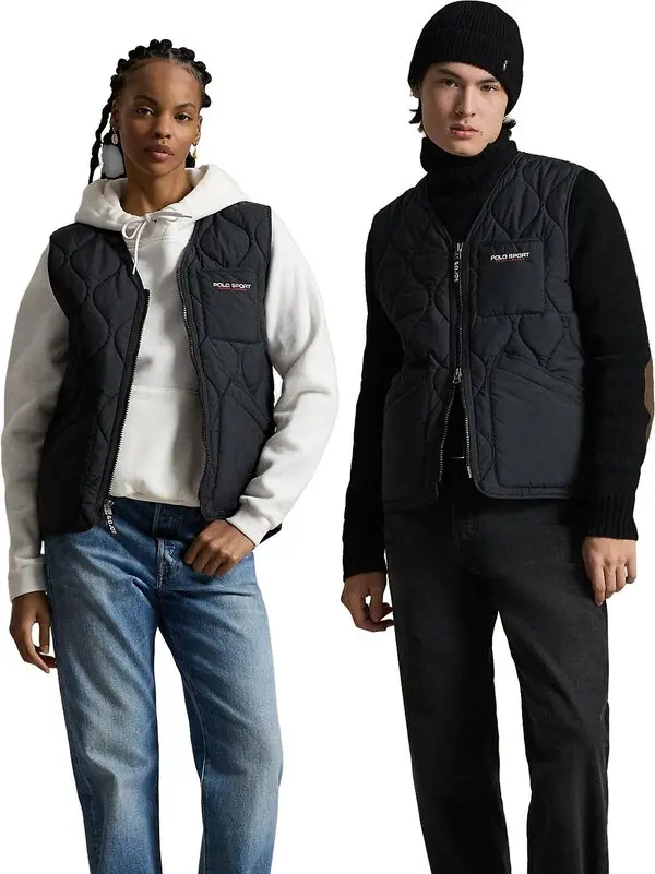 Ralph Lauren Polo Sport Quilted Vest - Polo Black