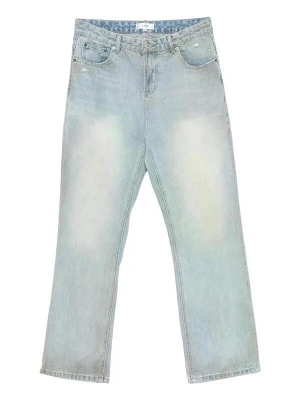 FOUND Distressed Effect Jeans - Blue