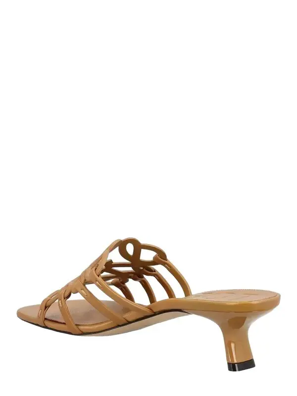 Loewe Petal Anagram Sandals - Brown